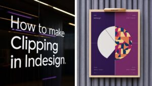 How to Make Clipping Mask in InDesign | C;opping Path Zone